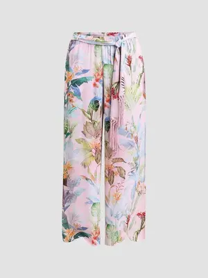 L'Agence Colorful Palm Geraldine Pants