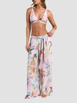 L'Agence Colorful Palm Geraldine Pants