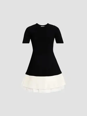 Simkhai Lorin Mixed-media A-line Minidress