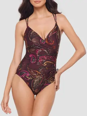 Magicsuit Empress Celeste Botanical Print One-piece Swimsuit - Multi