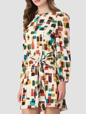Shoshanna Dani Printed A-line Mini Dress