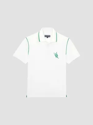 Vilebrequin Capsule Solid Pique Polo Shirt - Blanc
