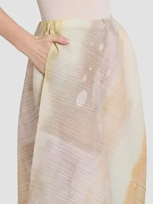 Issey Miyake Sea Bubble Plissé Midi-skirt