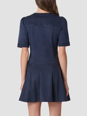 Shoshanna Merina Mix Media Mini Dress