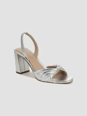 Veronica Beard Tullia 75mm Block-heelleather Slingback Sandals