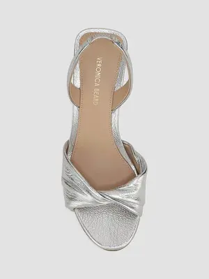 Veronica Beard Tullia 75mm Block-heelleather Slingback Sandals