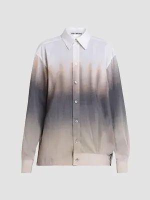 Issey Miyake Plumage Ombré Button-front Shirt