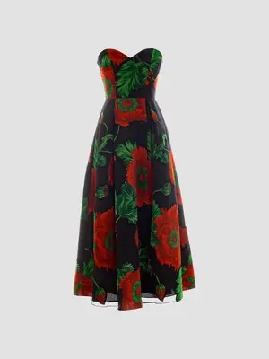 Dress The Population Maisy Poppy Fit & Flare Cocktail Dress