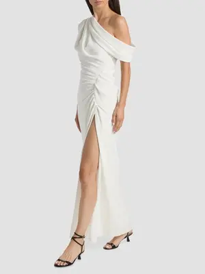Simkhai Kally Draped Column Gown