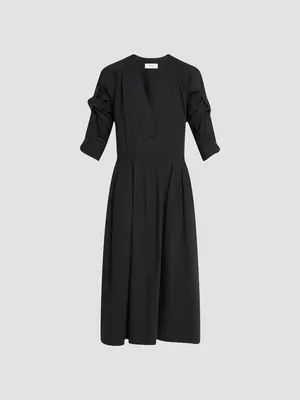 A.L.C. Jordan Long-sleeve Tunic Midi-dress - Black
