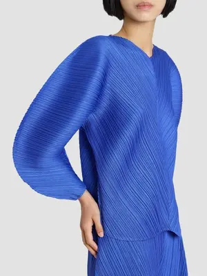Issey Miyake Coast Pleated Blouse