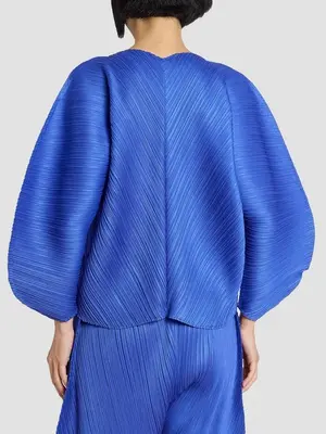 Issey Miyake Coast Pleated Blouse