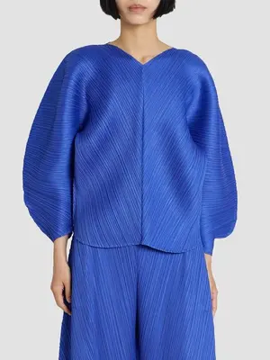 Issey Miyake Coast Pleated Blouse