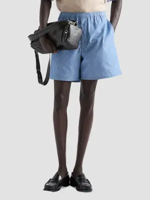 Prada Chambray Bermuda Shorts