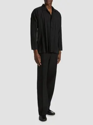 Issey Miyake Edge Ensemble Hand-pleated Shirt