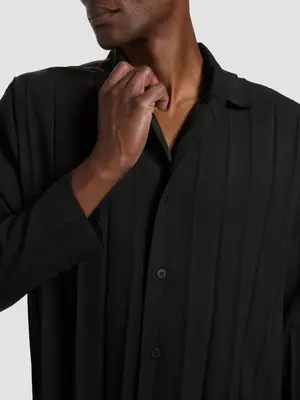 Issey Miyake Edge Ensemble Hand-pleated Shirt