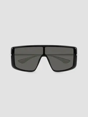 Alexander McQueen T-bar Visor 99mm Shield Sunglasses