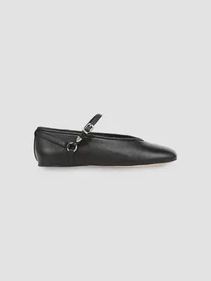 FAVORITE DAUGHTER Max Leather Ballet Flats