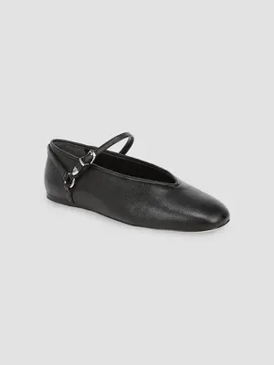 FAVORITE DAUGHTER Max Leather Ballet Flats