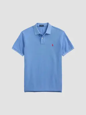 Polo Ralph Lauren Classic-fit Mesh Polo Shirt - Campus Blue