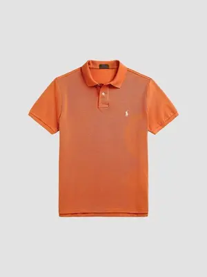 Polo Ralph Lauren Classic-fit Mesh Polo Shirt - Spring Melon