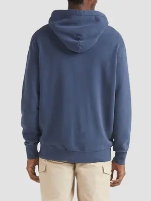 Vilebrequin Big Turtle Embroidery Cotton Full-zip Hoodie