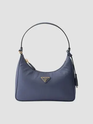 Prada Re-edition 2005 Re-nylon And Saffiano Mini Shoulder Bag - Medium Blue