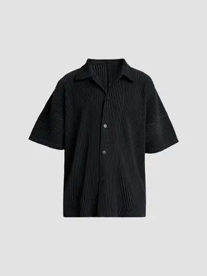 Issey Miyake Monthly Colors: May Knit Shirt - Black