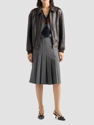 Prada Argyle Cashmere Cardigan