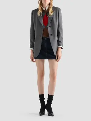 Prada Denim Mini-skirt