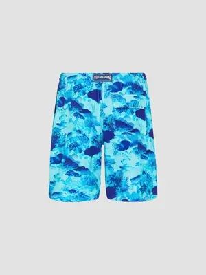 Vilebrequin Coraf Reef Terry Bermuda Swimshorts - Blue