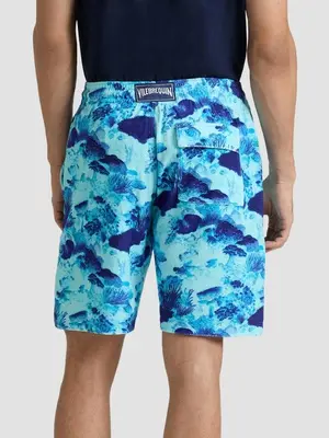 Vilebrequin Coraf Reef Terry Bermuda Swimshorts - Blue