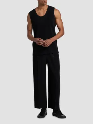 Issey Miyake June Pleated Slim Tank