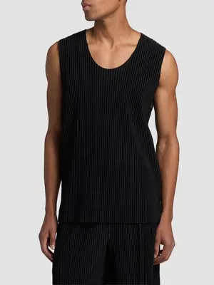 Issey Miyake June Pleated Slim Tank