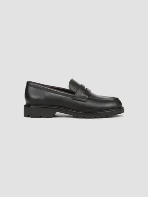 Vince Siena Leather Lug-sole Penny Loafers