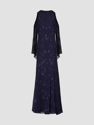 Shoshanna Quinn Metallic Lurex Dress