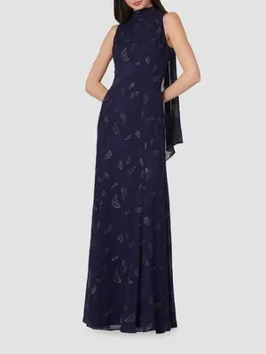 Shoshanna Quinn Metallic Lurex Dress