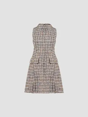 Shoshanna Charlotte Tweed Mini Dress - Multi