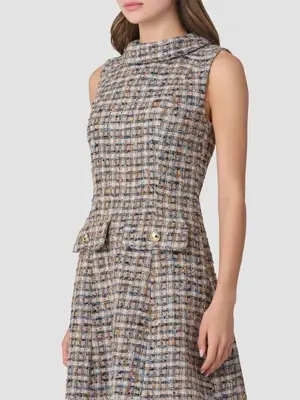Shoshanna Charlotte Tweed Mini Dress