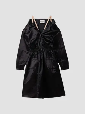 Miu Miu Satin Dress - Black