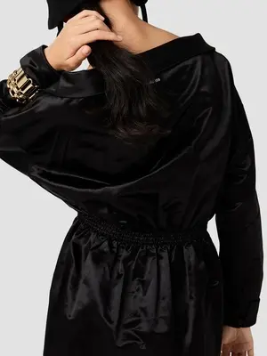 Miu Miu Satin Dress - Black