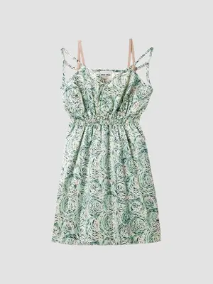 Miu Miu Satin Dress - Multicolor