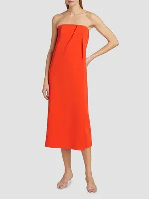 ET OCHS Anika Stretch Strapless Midi-dress