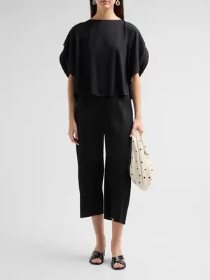 Issey Miyake A-poc Pleated Draped Top