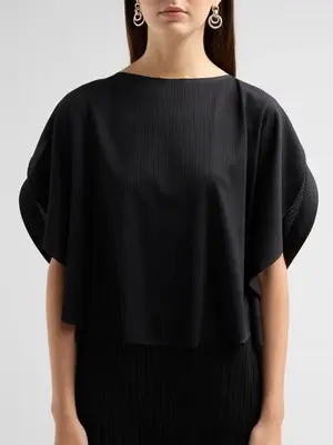 Issey Miyake A-poc Pleated Draped Top