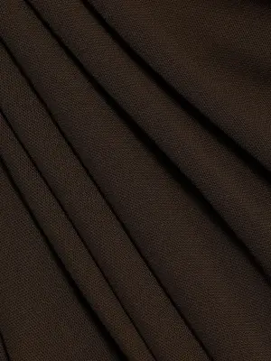 Halston Patrice Matte Jersey Draped Dress