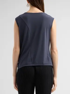 Issey Miyake Jersey Draped Top