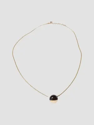 Miu Miu Metal Necklace - Brown
