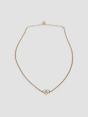 Miu Miu Metal Necklace - White