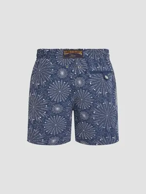 Vilebrequin Mistral Embroidered Sea Urchin Swim Trunks